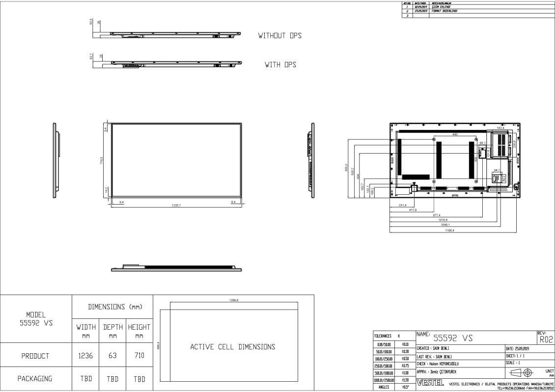 QM55B/2H - Vestel Visual Solutions